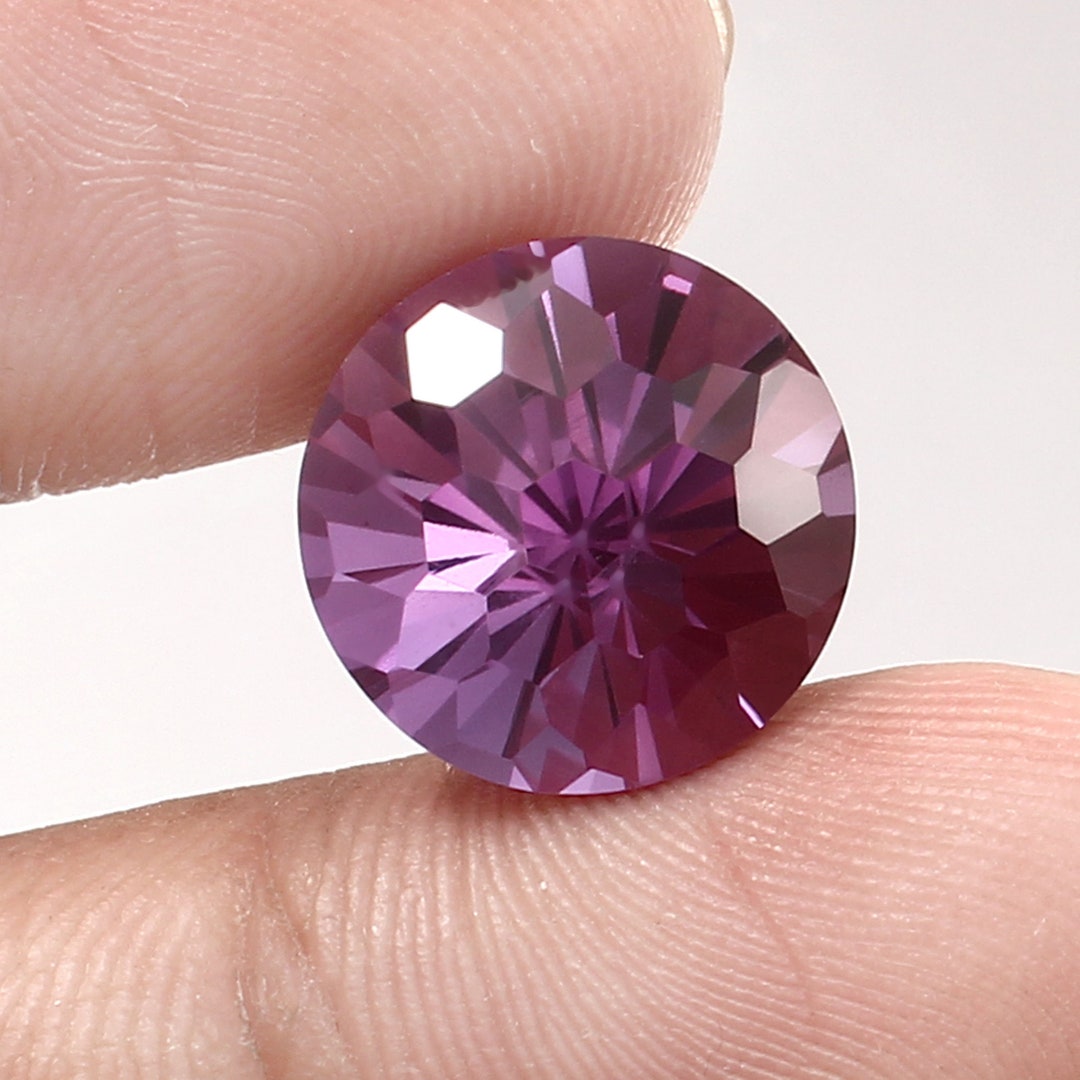 AAA Brazilian Alexandrite Gemstone: Round Football Cut 13x13 MM ...
