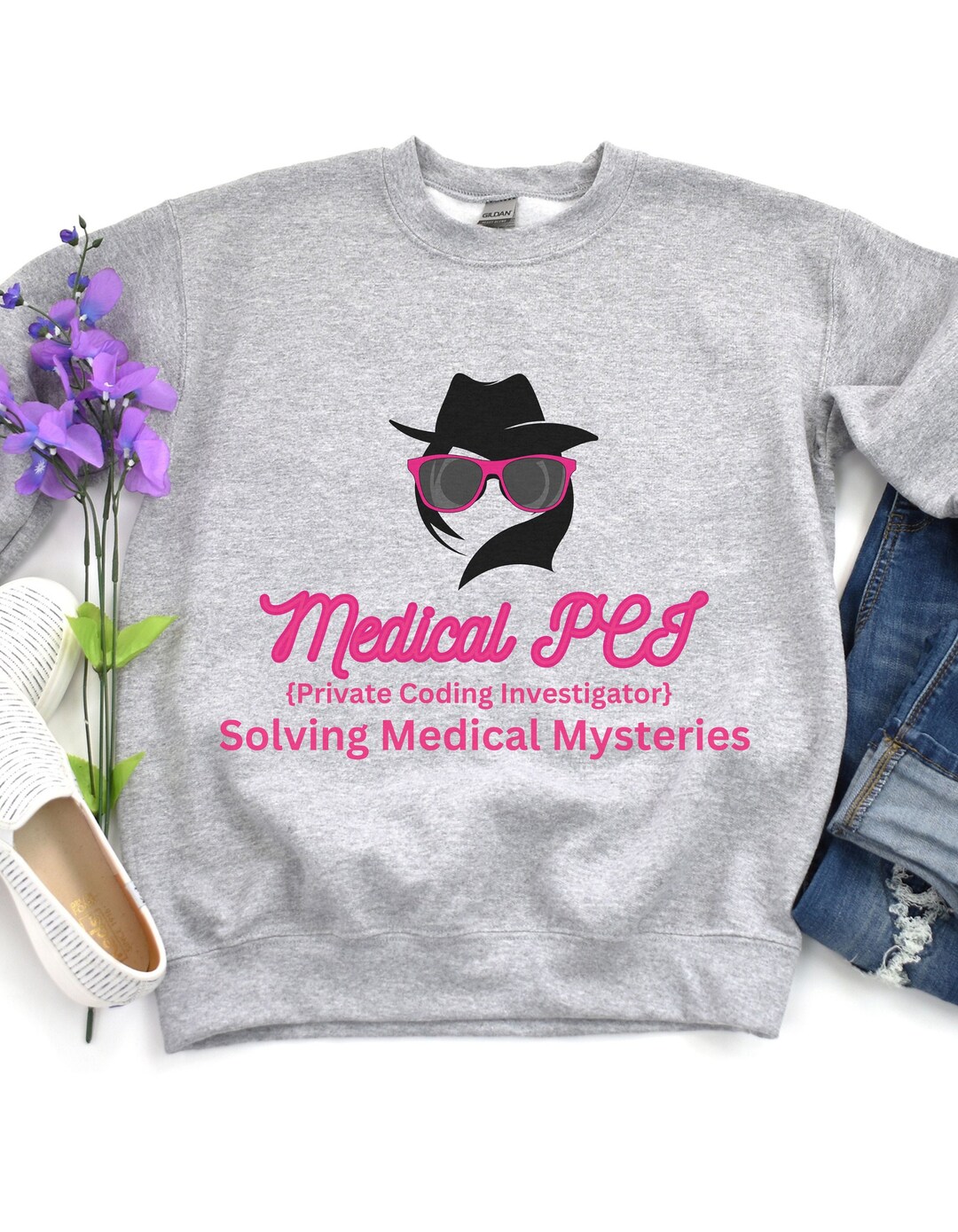 Medical Coder PI Sweat, Coding Investigator, Coworker Tee, Doctor Gift ...