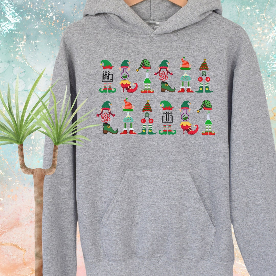 Christmas Chemistry Hoodie, Ugly Sweater, Gift for Lab Tech, Gift for ...