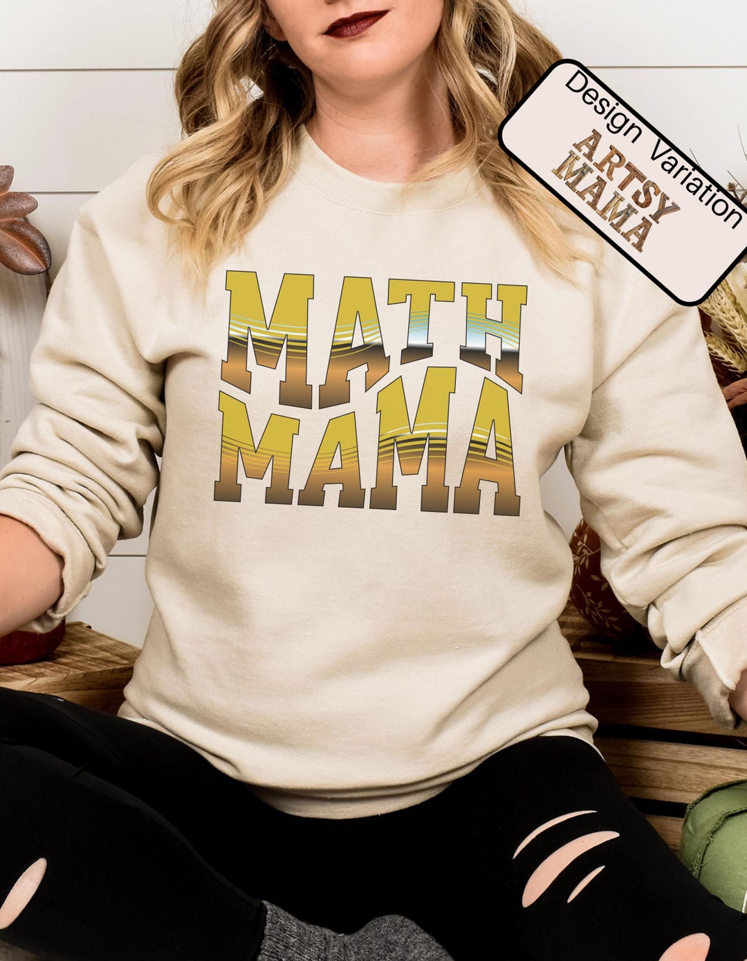 Math Mother Art Mama Sweatshirt Birthday New Math Art Lover Gift for ...