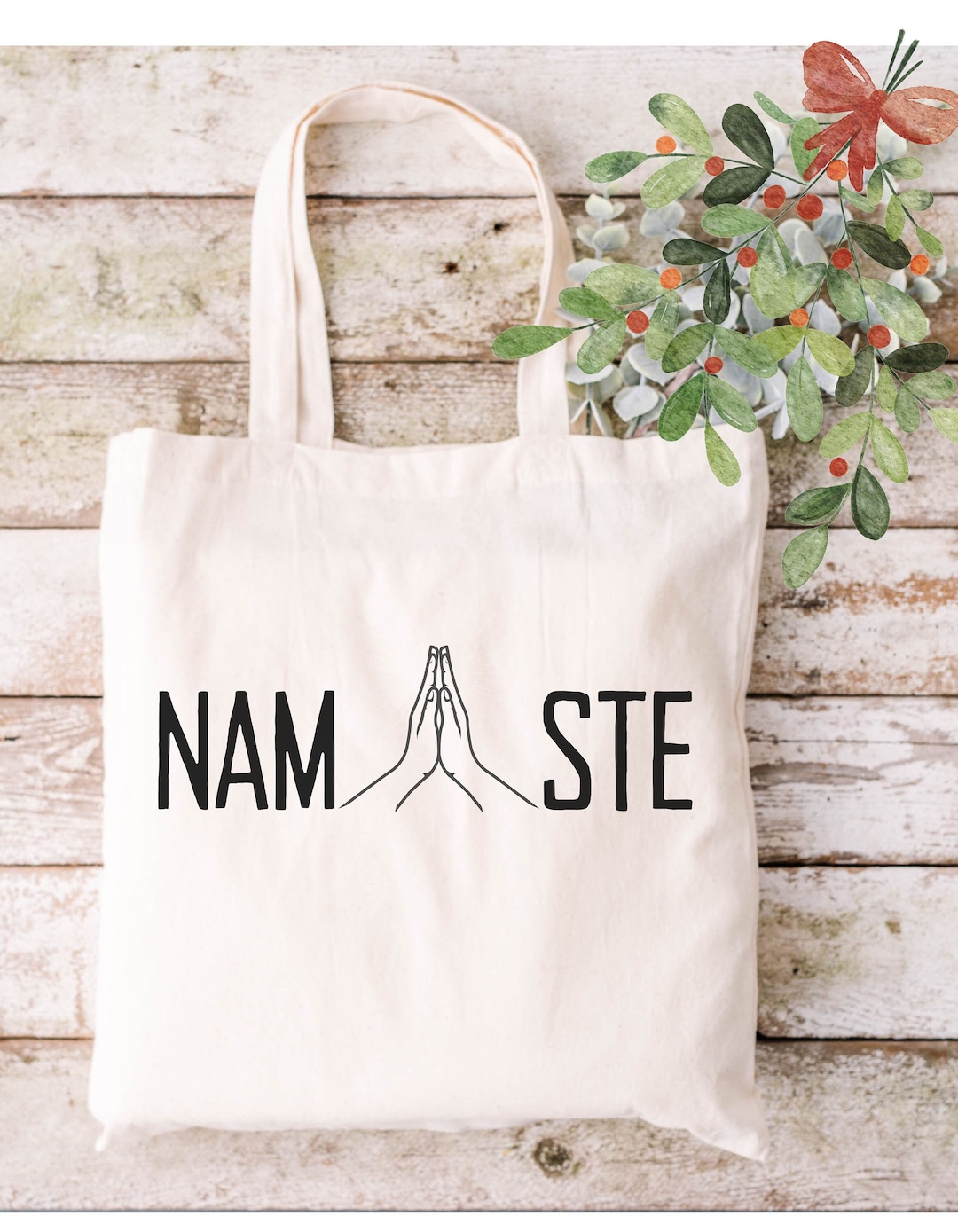 Namaste Tote, Namaste Bag, Librarian Book Bag, Multipurpose Bag, Gift ...