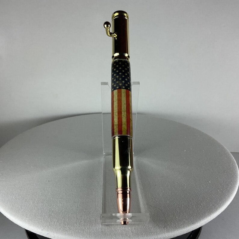 AMERICAN FLAG, 30 Caliber, Bolt Action Ink Pen - Etsy