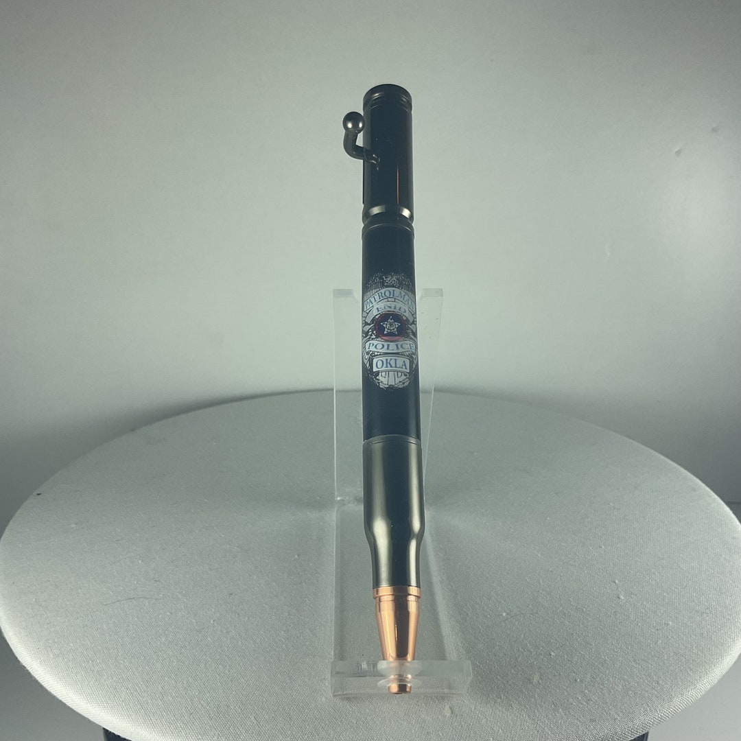 ENID POLICE DEPARTMENT, Patrolman,30 Caliber, Bolt Action Ink Pen - Etsy UK