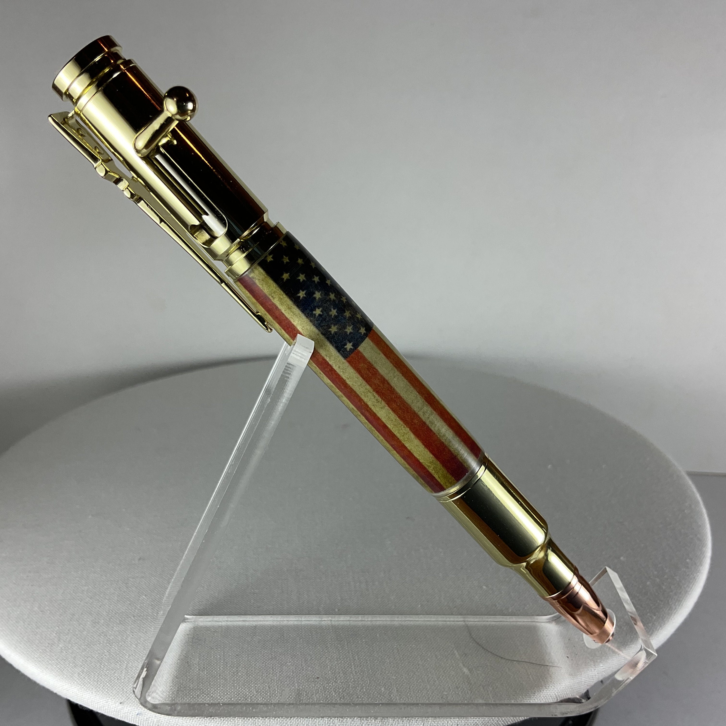 AMERICAN FLAG, 30 Caliber, Bolt Action Ink Pen - Etsy