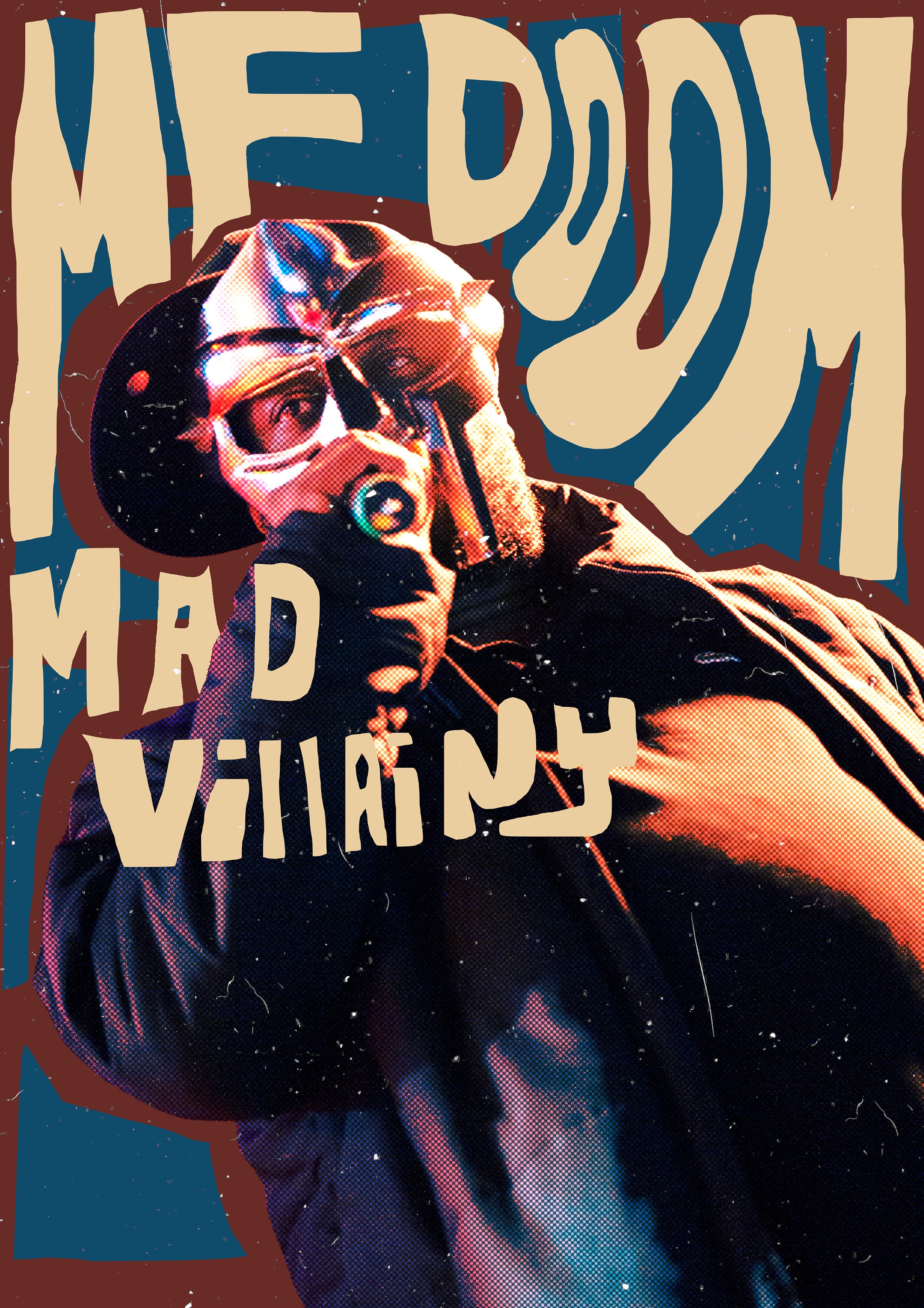MF DOOM - Wall Art - Mad Villainy - Etsy