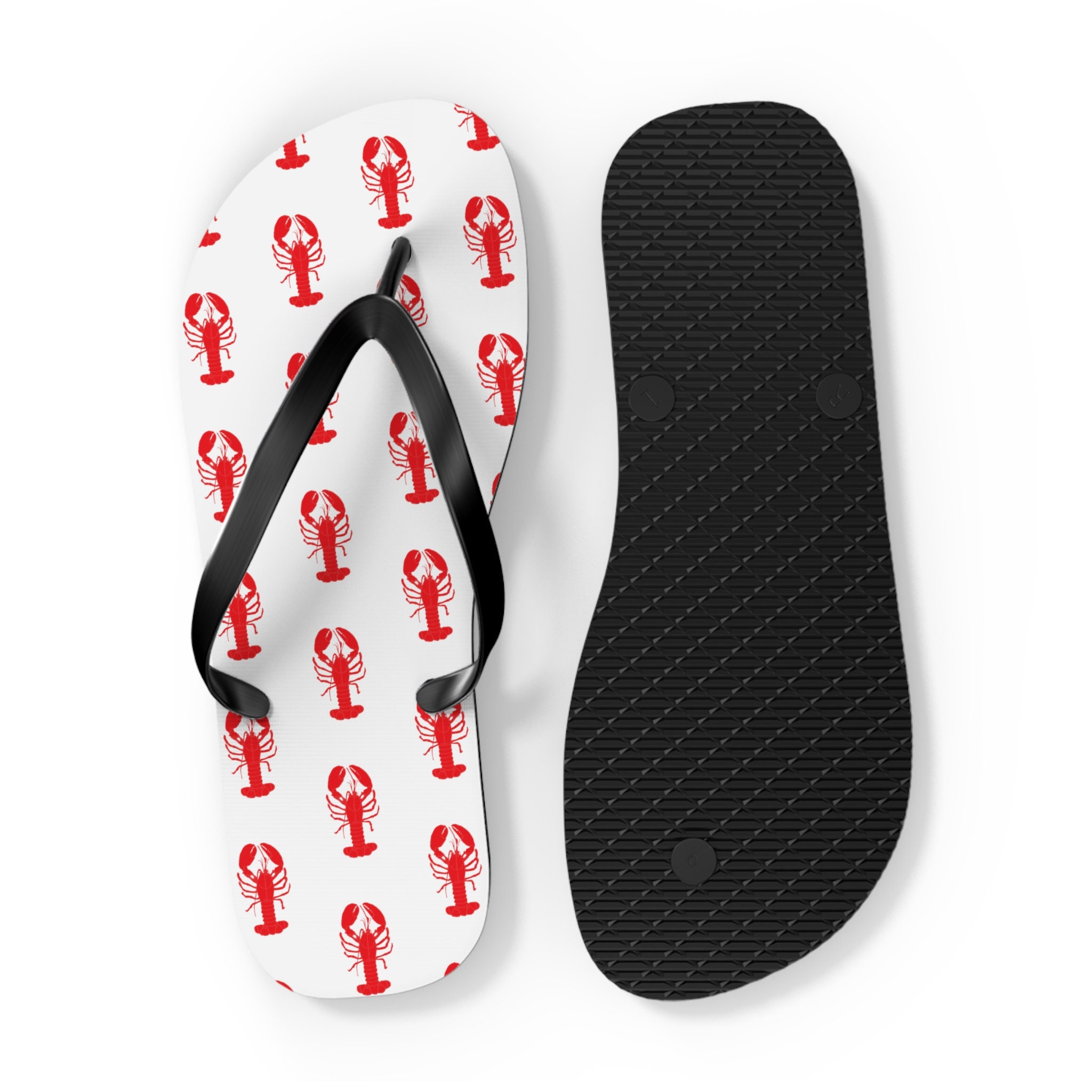 Lobster Flip Flops, Summer Casual Footwear, Lobster Flips for Men and ...