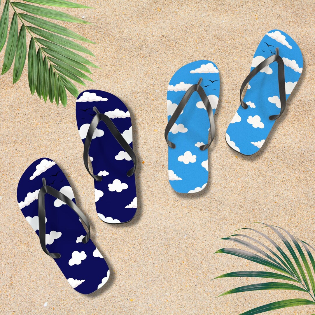 Cloud Flip Flops, Summer Casual Footwear, Flips for Men and Women, Pool ...