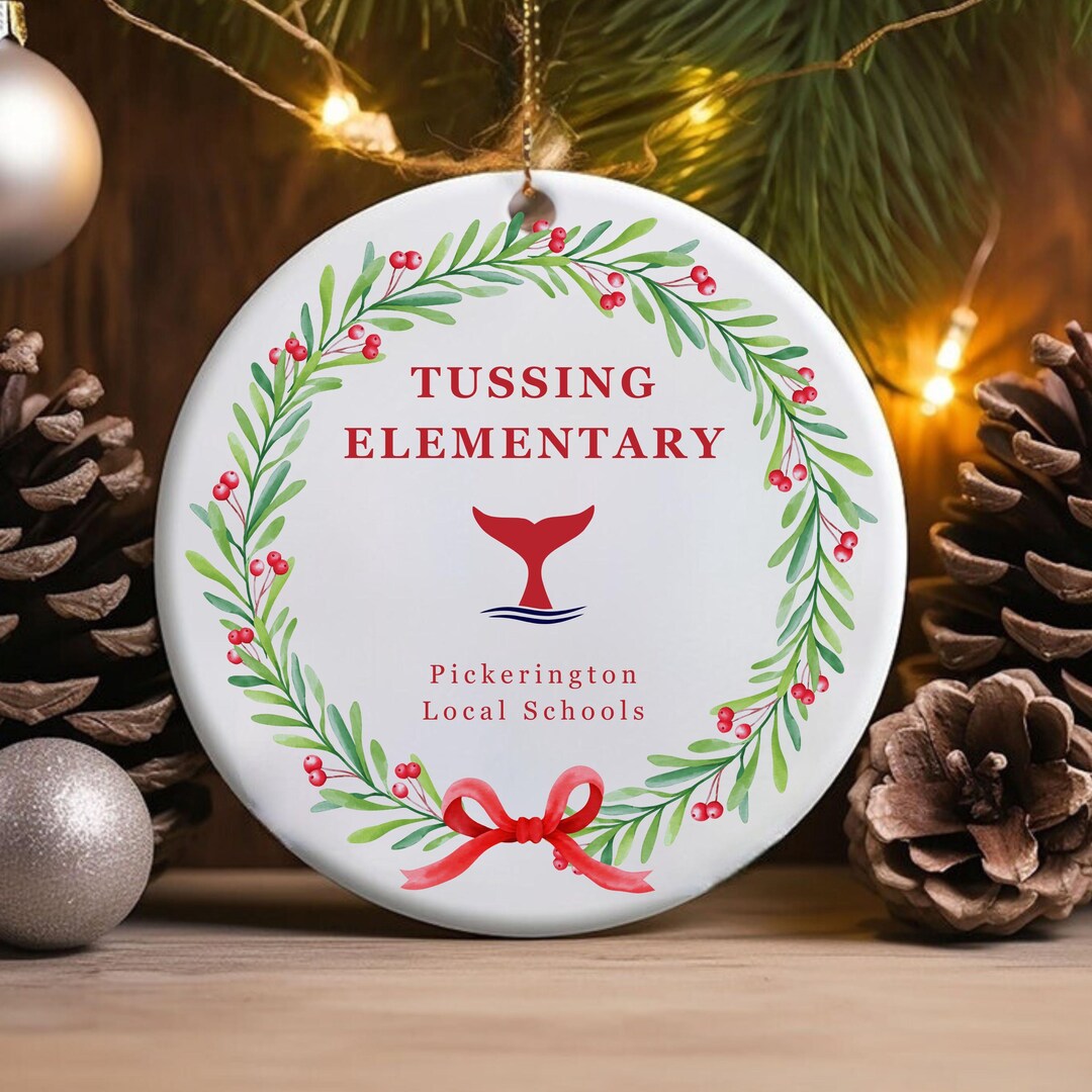 Tussing Elementary Whale Tail Ornament, Christmas Tree Decoration, 4 ...