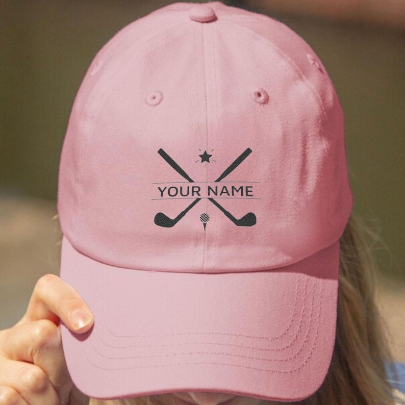 Personalized Golf Cap, Custom Embroidered Name Baseball Hat, Gift for ...