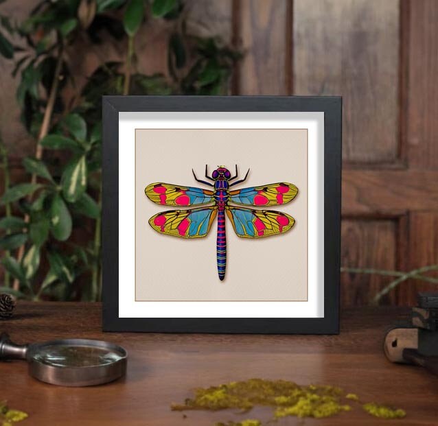 Vintage Insect Print Set of 6 Insect Prints, Bugs Prints, Wall Art ...