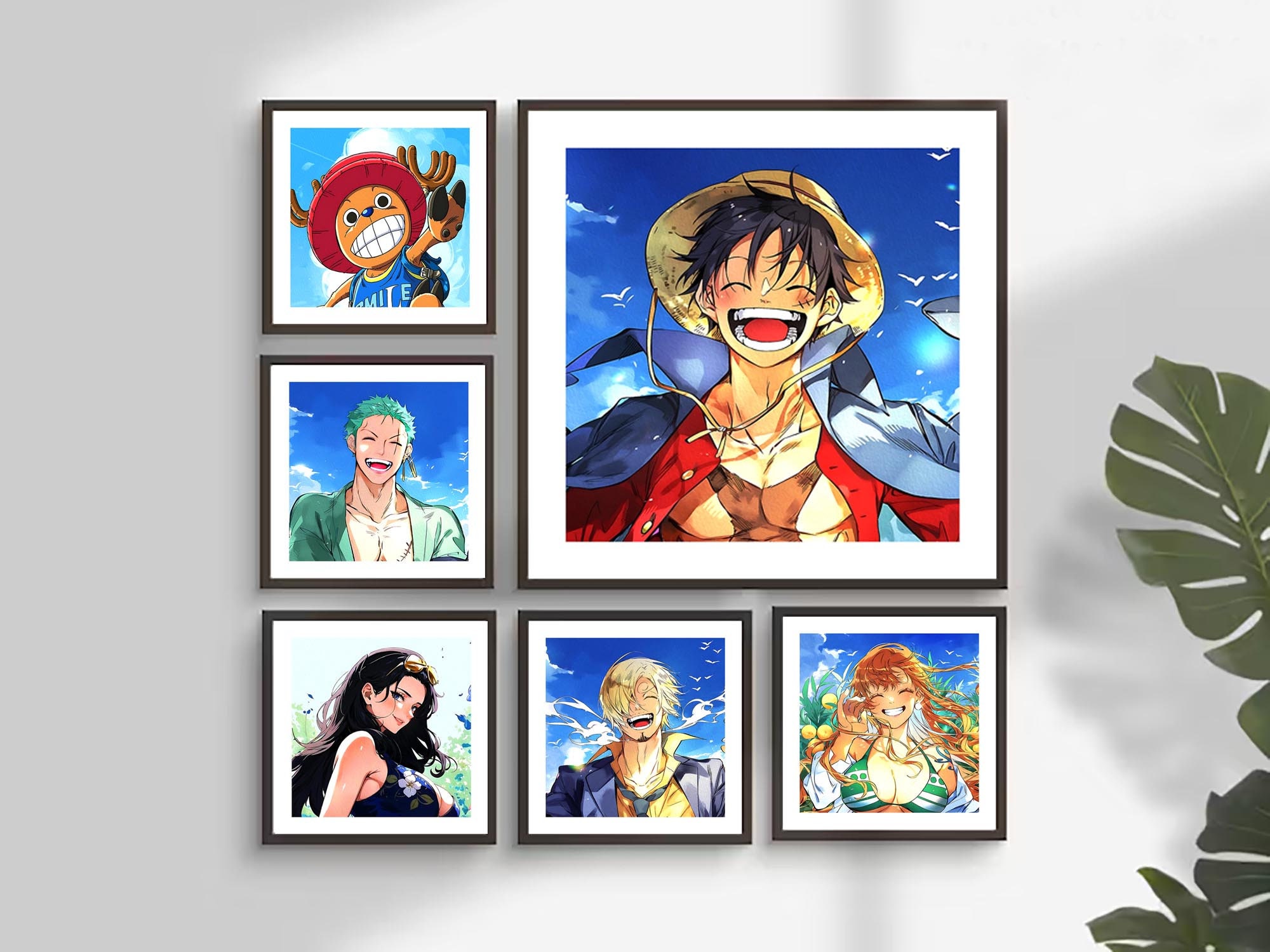One Piece Set of 6 Posters One Piece Posters Japanese Anime - Etsy