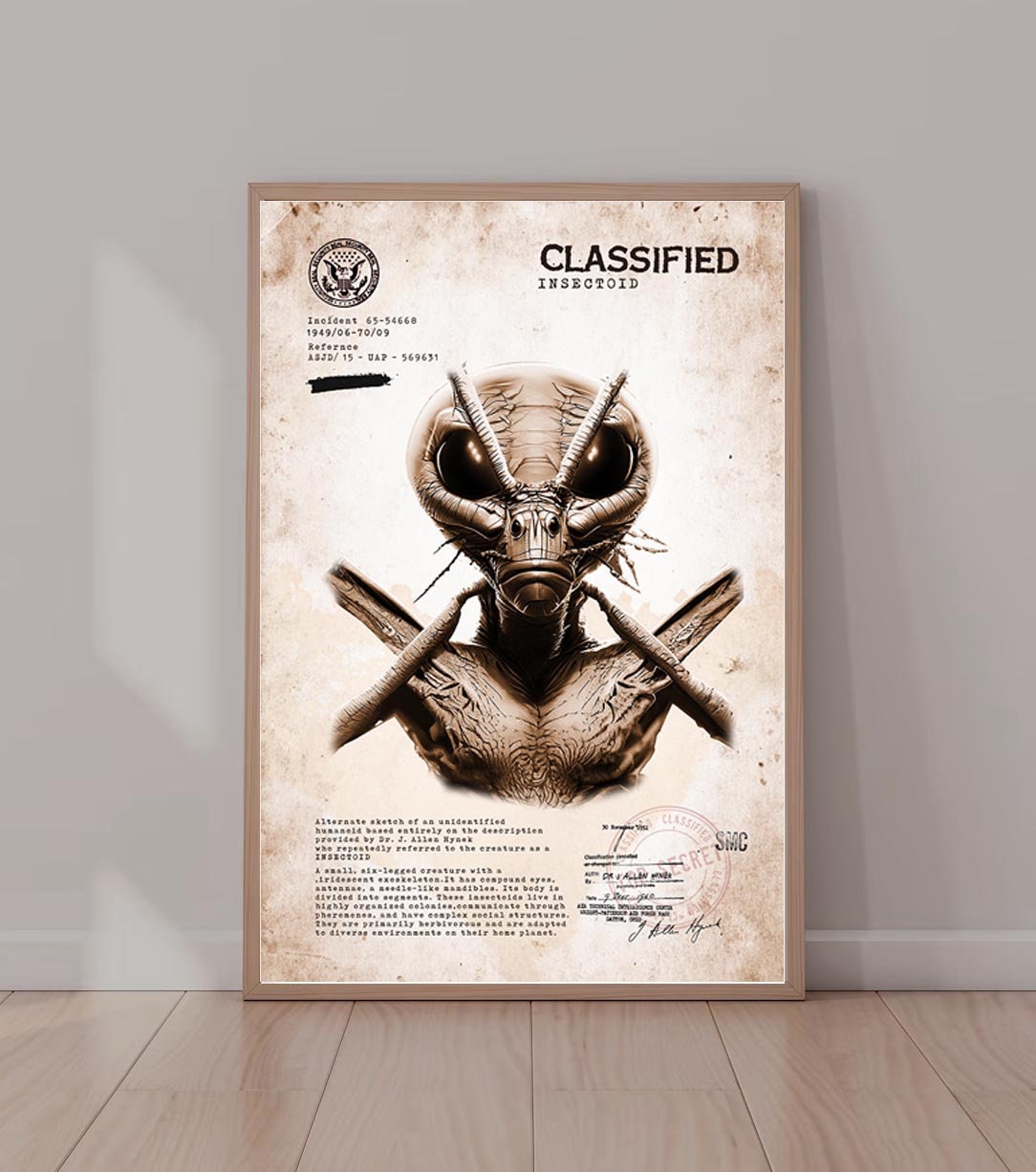 6 Classifed Alien Race Species Posters Digital Art - Etsy