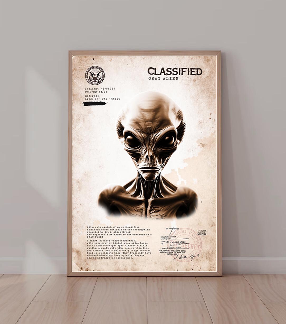 6 Classifed Alien Race Species Posters Digital Art - Etsy