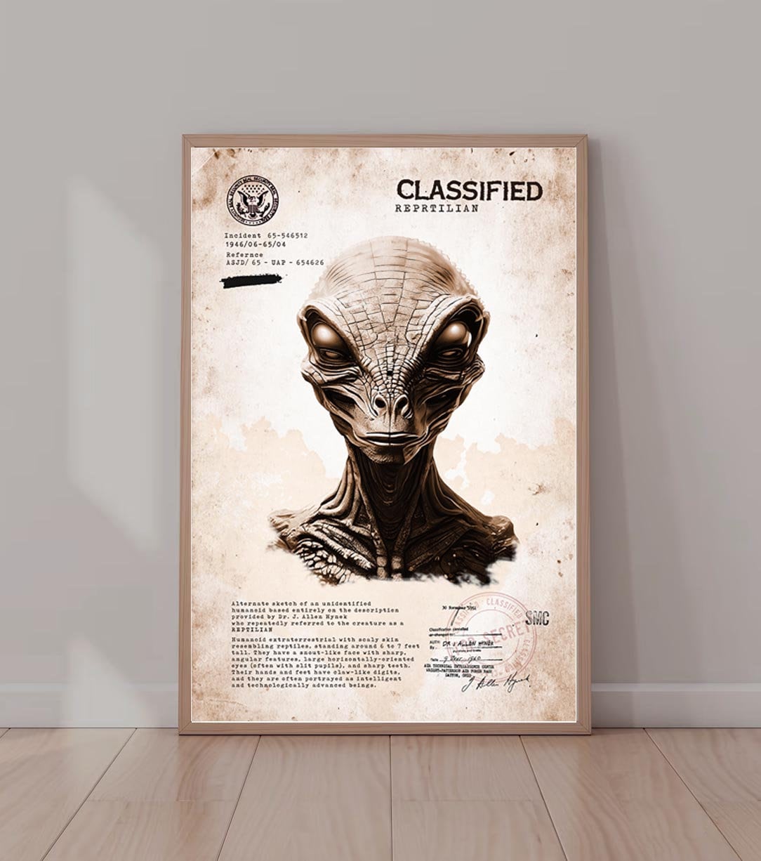 6 Classifed Alien Race Species Posters Digital Art - Etsy