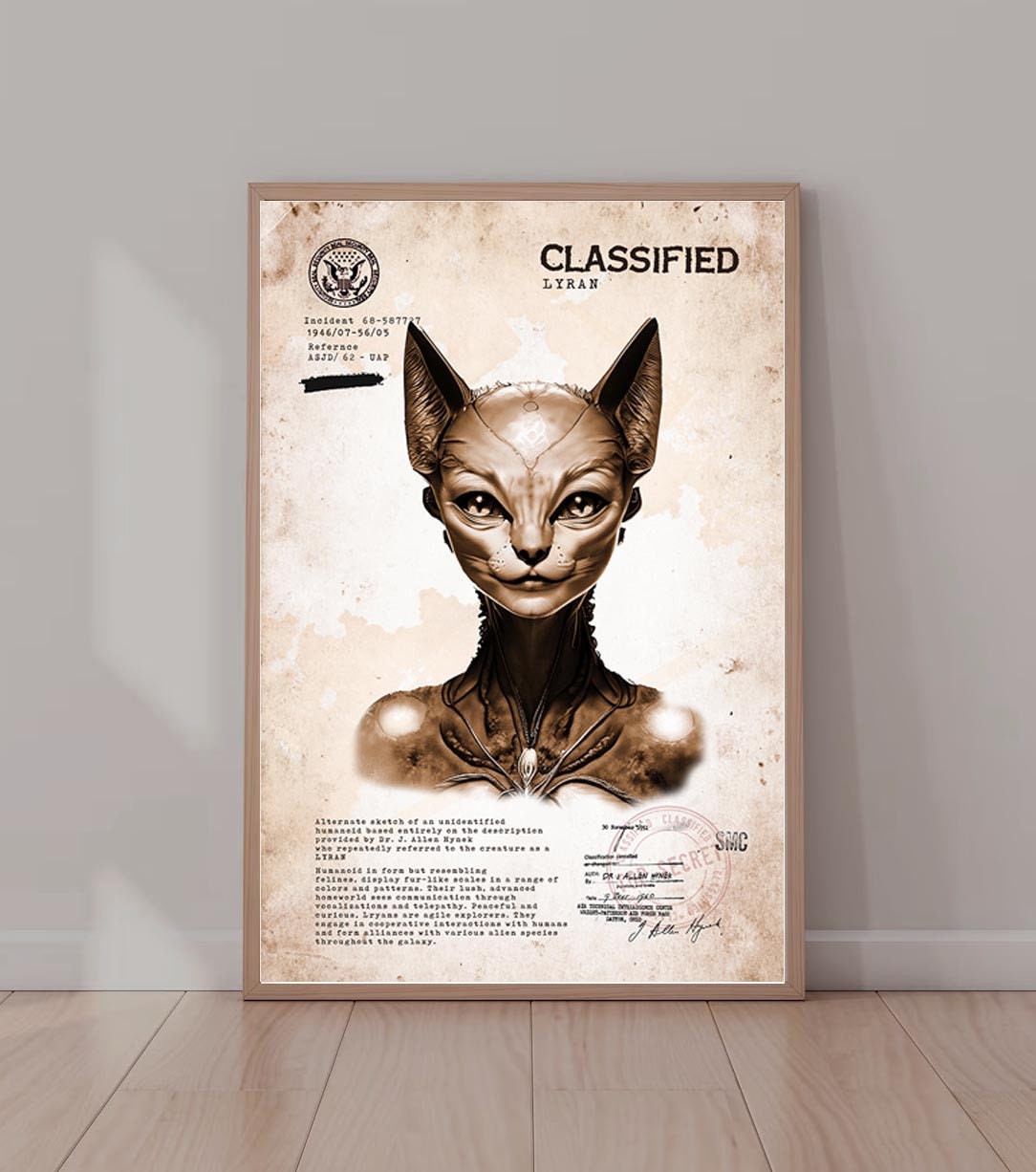 6 Classifed Alien Race Species Posters Digital Art - Etsy