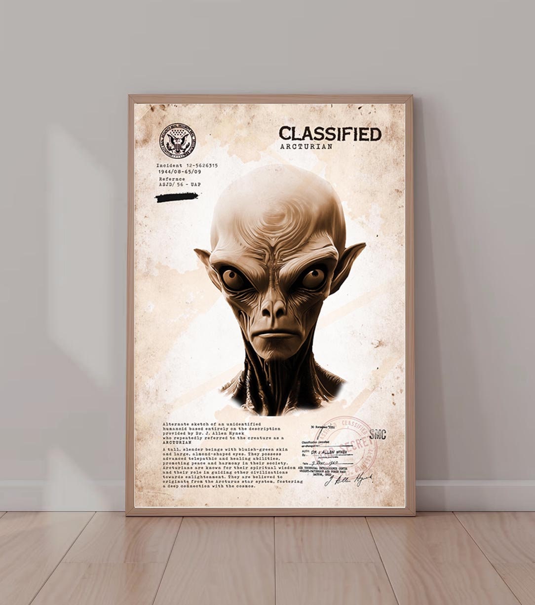 6 Classifed Alien Race Species Posters Digital Art - Etsy