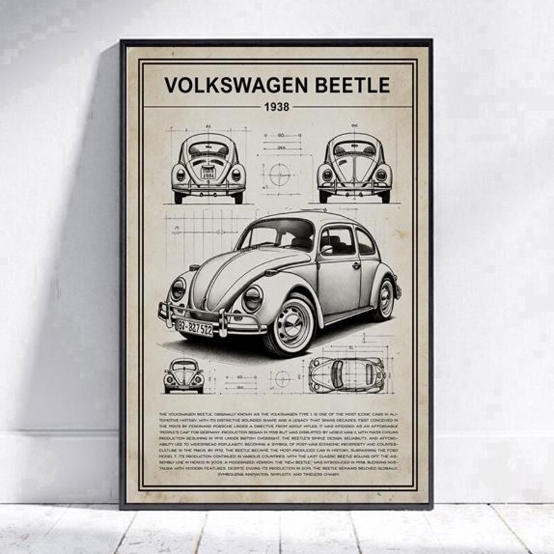 Volkswagen Beetle - Etsy