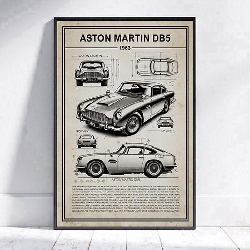 Aston martin poster - Etsy.de