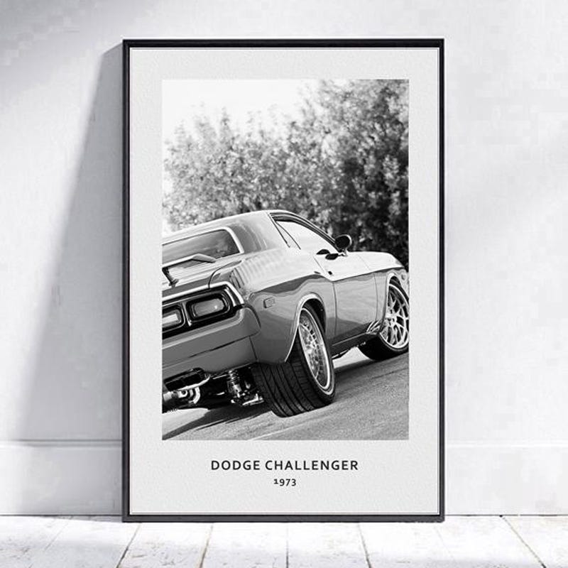 Muscle Car Print - Etsy