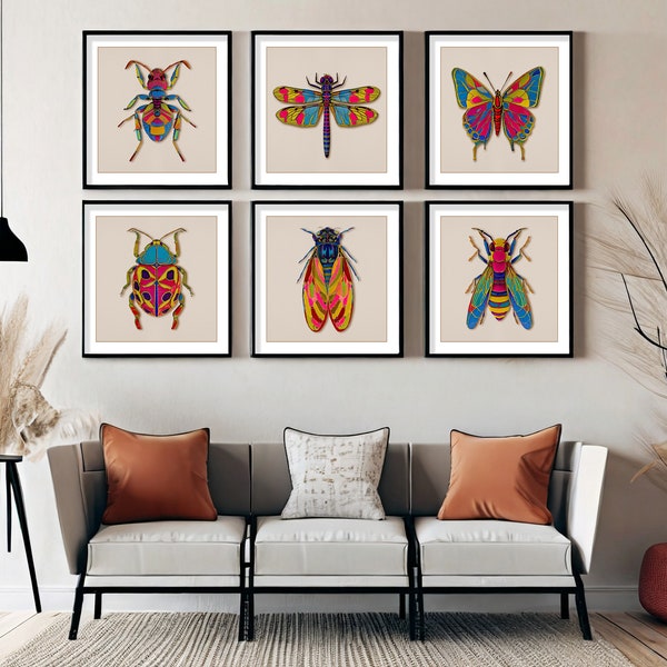 Insect Wall Art - Etsy