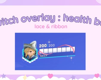 Beach & Sea Overwatch Health Bar, Overlay for Stream - Etsy