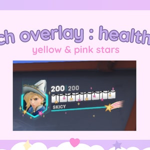 Stars Overwatch Health Bar, Overlay for Stream - Etsy