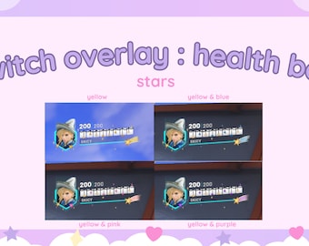 Beach & Sea Overwatch Health Bar, Overlay for Stream - Etsy