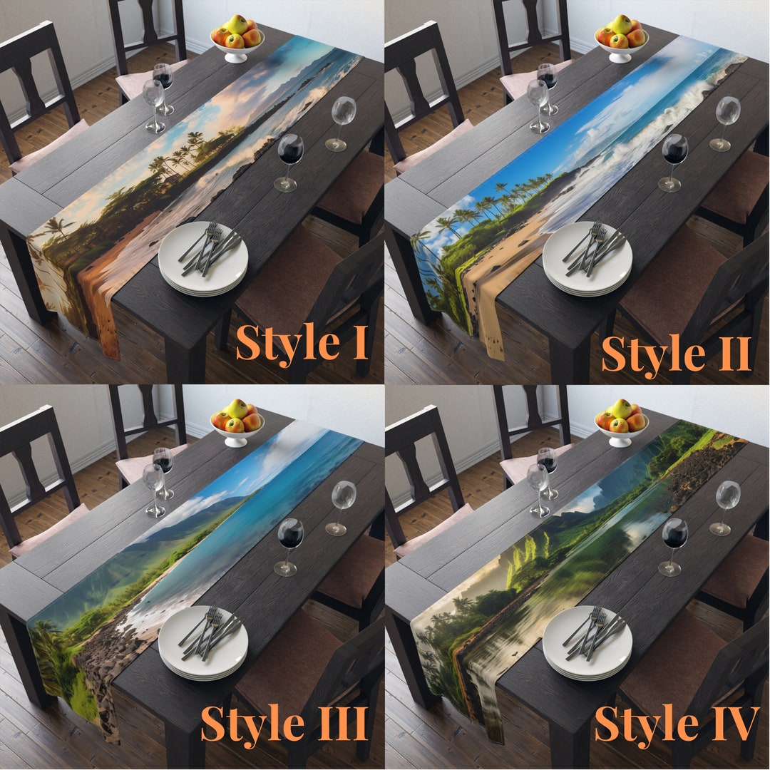 Maui Hawaii Enchanting Ocean View Coastal Dining Decor Beach Life ...