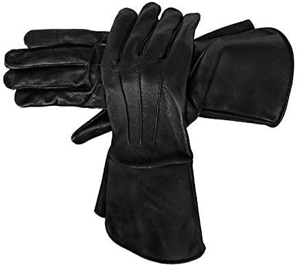 Leather Long Cuff Medieval Renaissance Gloves Pure Lambskin - Etsy UK