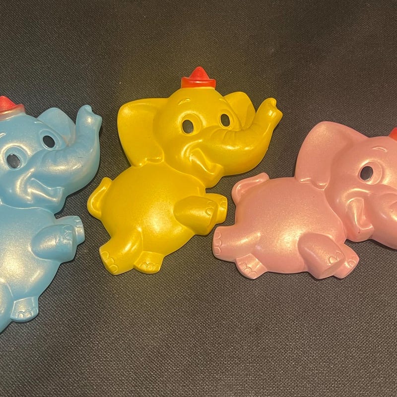 Chalkware Elephants - Etsy