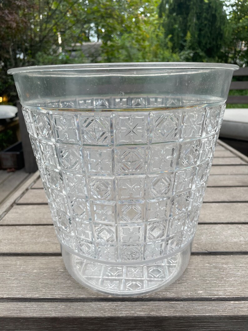 Regaline 50s Lucite Trash Can Made in USA Waste Basket - Etsy
