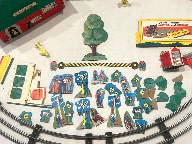 Vintage Marx Electric Train Set W/ Box, Transformer, Accessories ...