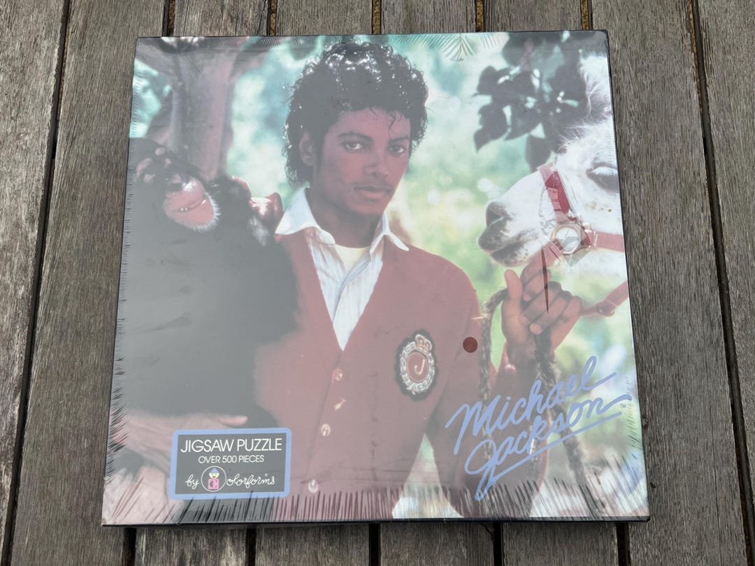 MICHAEL JACKSON and Friends 1984 Vintage Jigsaw Puzzle 500 Piece 18”x ...