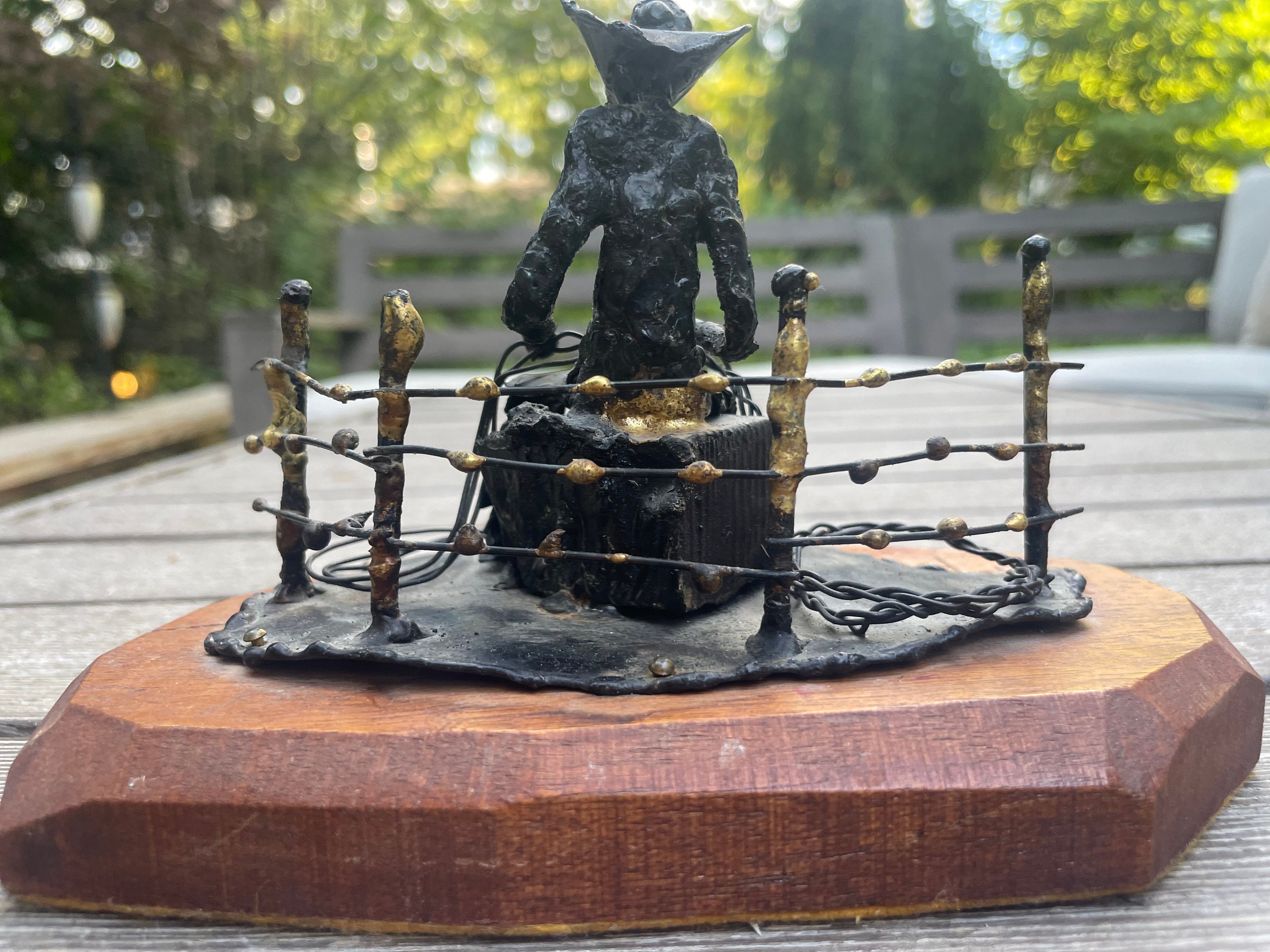 MEL MIDDLETON Brutalist Cowboy Metal Sculpture Western Theme - Etsy