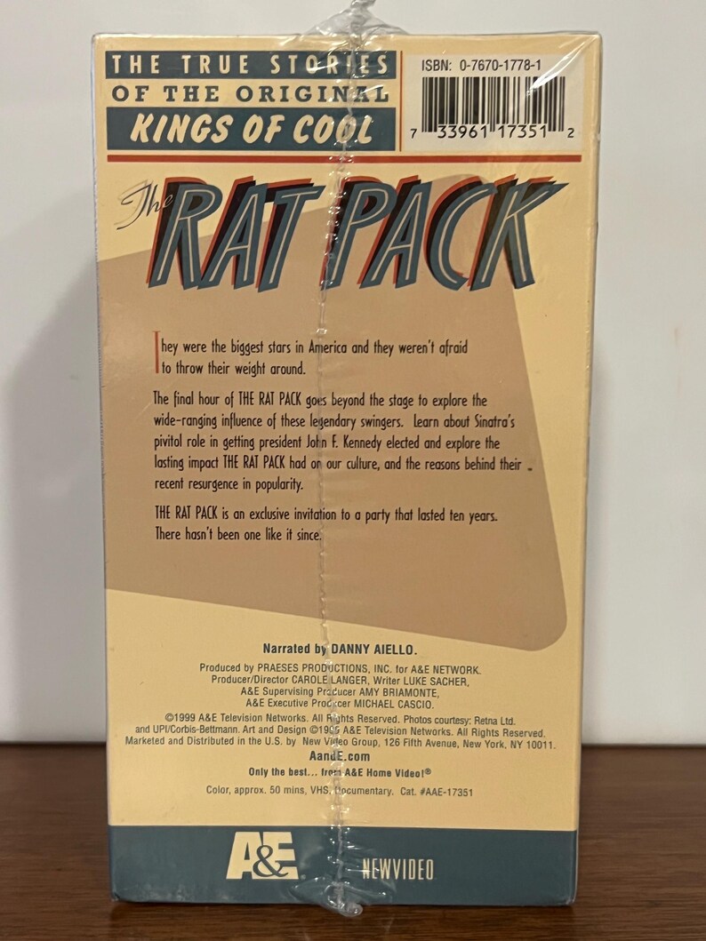 The Rat Pack – Complete Box Set (VHS) | Sealed Collector Edition ...