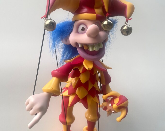 DEXTER the JESTER Marionette for Bozart Designed by Daniel Oates 2001 ...