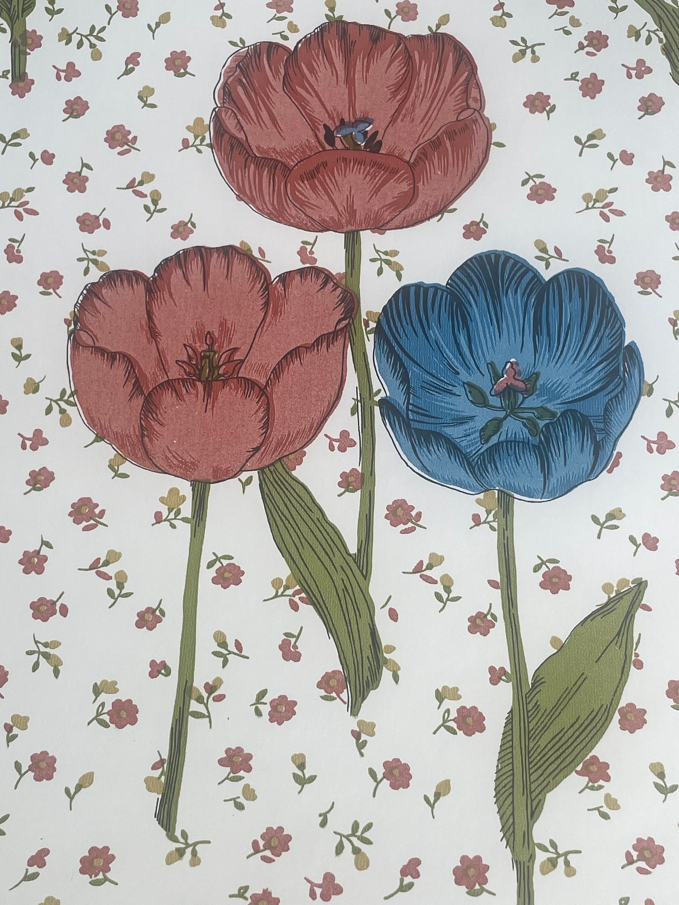 Buy Mid Century JAMES SEEMAN Wall Coverings Double Roll 70 Sq Feet ...