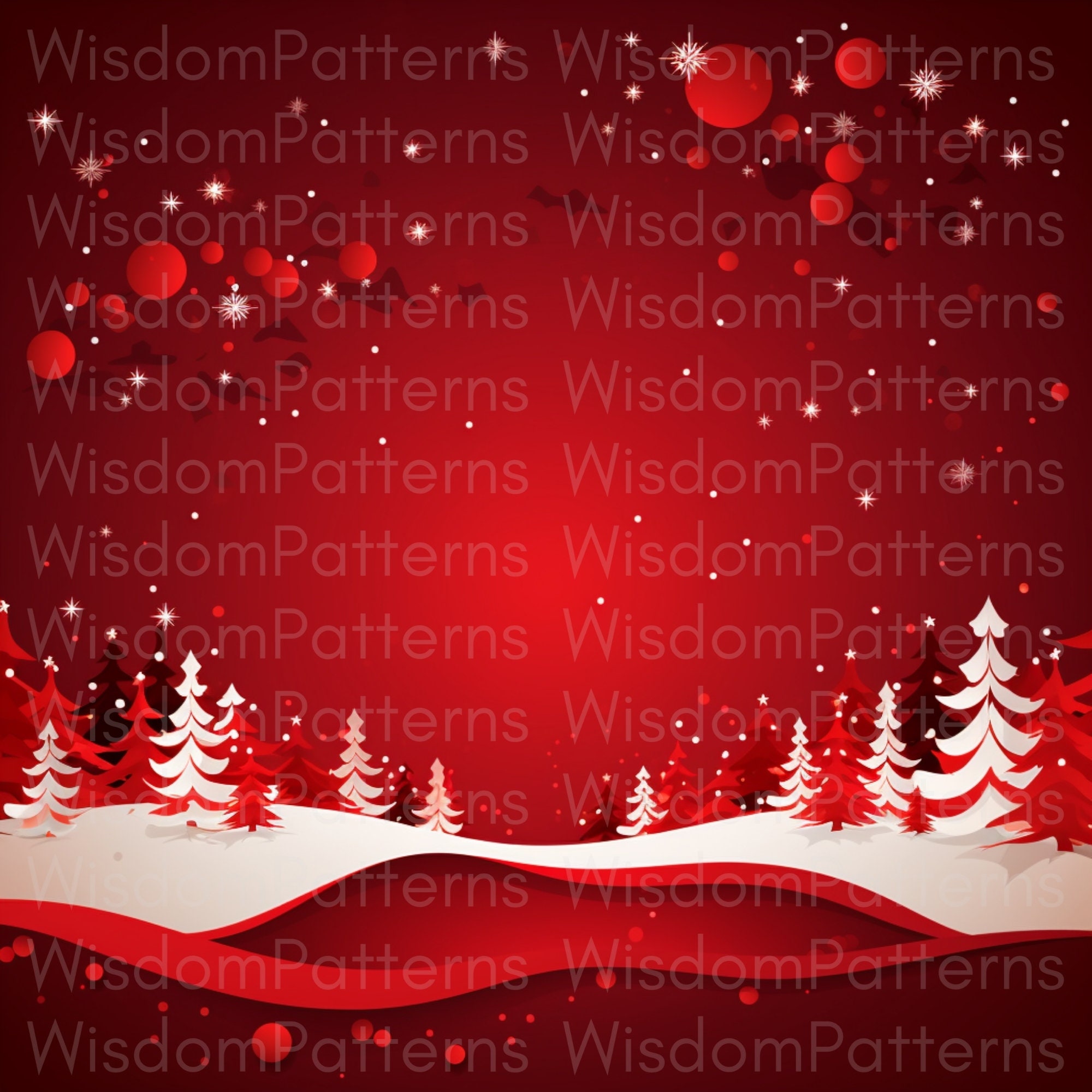 Christmas Digital Background PNG Christmas Digital Paper PNG Instant ...