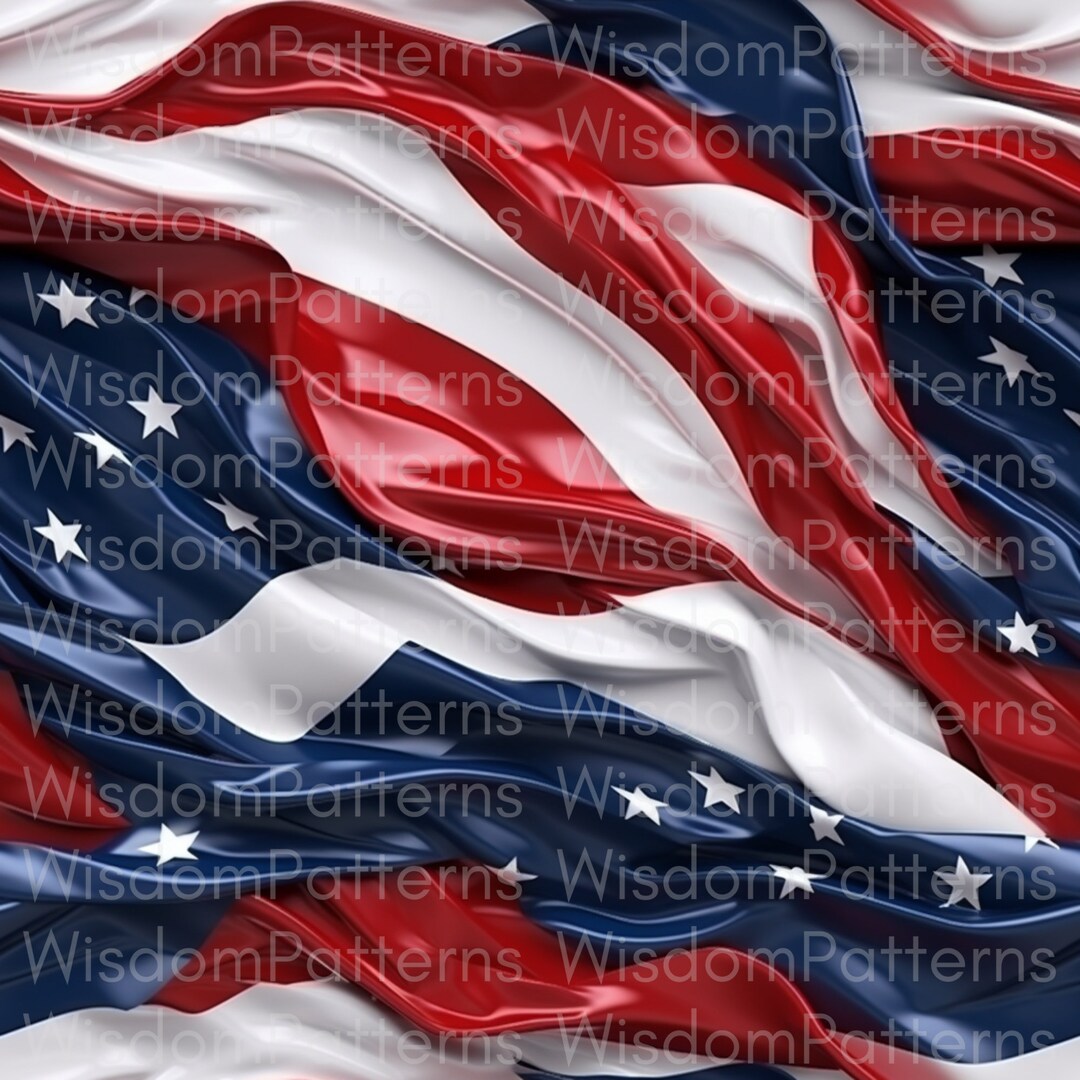 Seamless Usa Flag Pattern PNG Digital Paper Digital Backgrounds ...