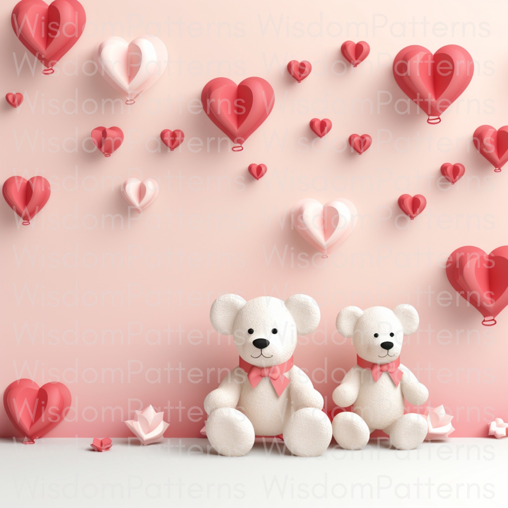 Valentines Day Digital Background PNG Valentine Digital Paper PNG ...