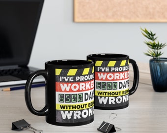 25th Work Anniversary Gift Personalized Coffee Mug 25 Good Years I'll ...