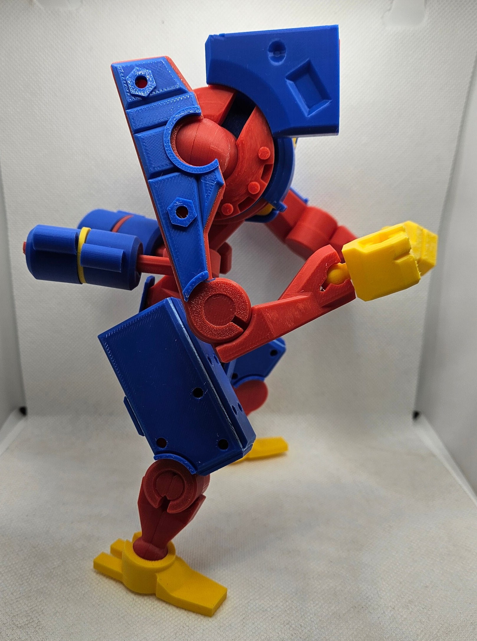 Articulated Mech Robot 3d-printed Posable Action Figure - Etsy