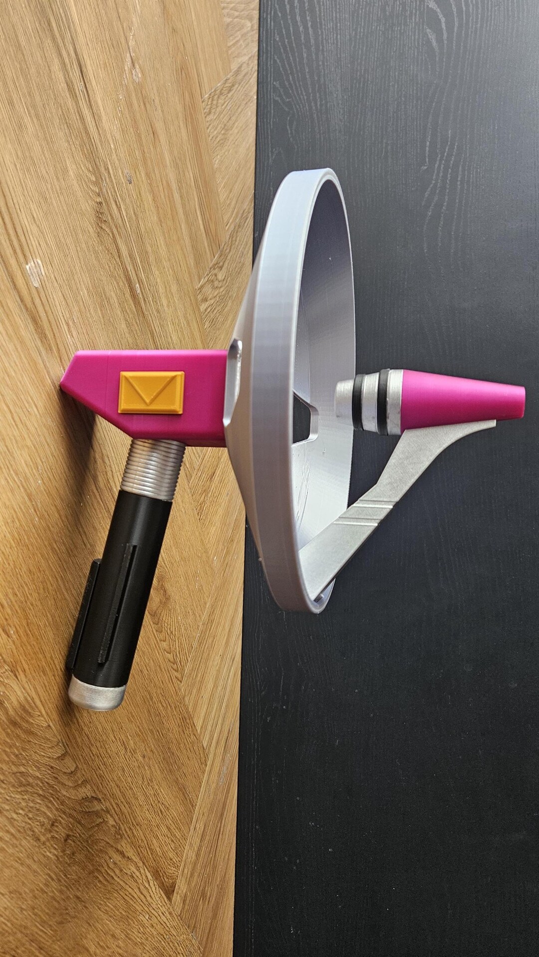 3D Printed Pink Space Ranger Satellite Stunner Replica: Power Rangers ...