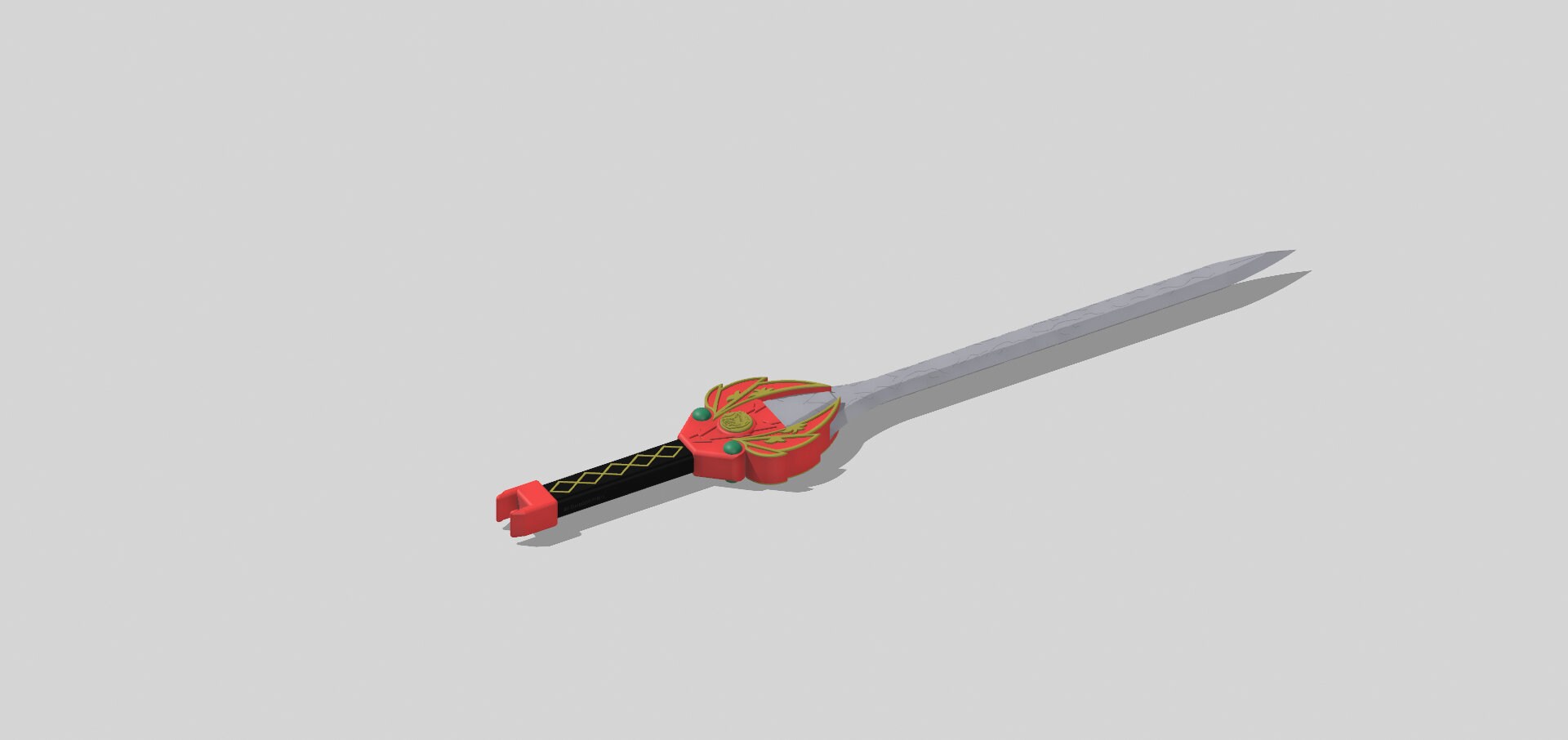 3D Printed Mighty Morphin Power Rangers Power Sword 1:1 Scale Replica ...