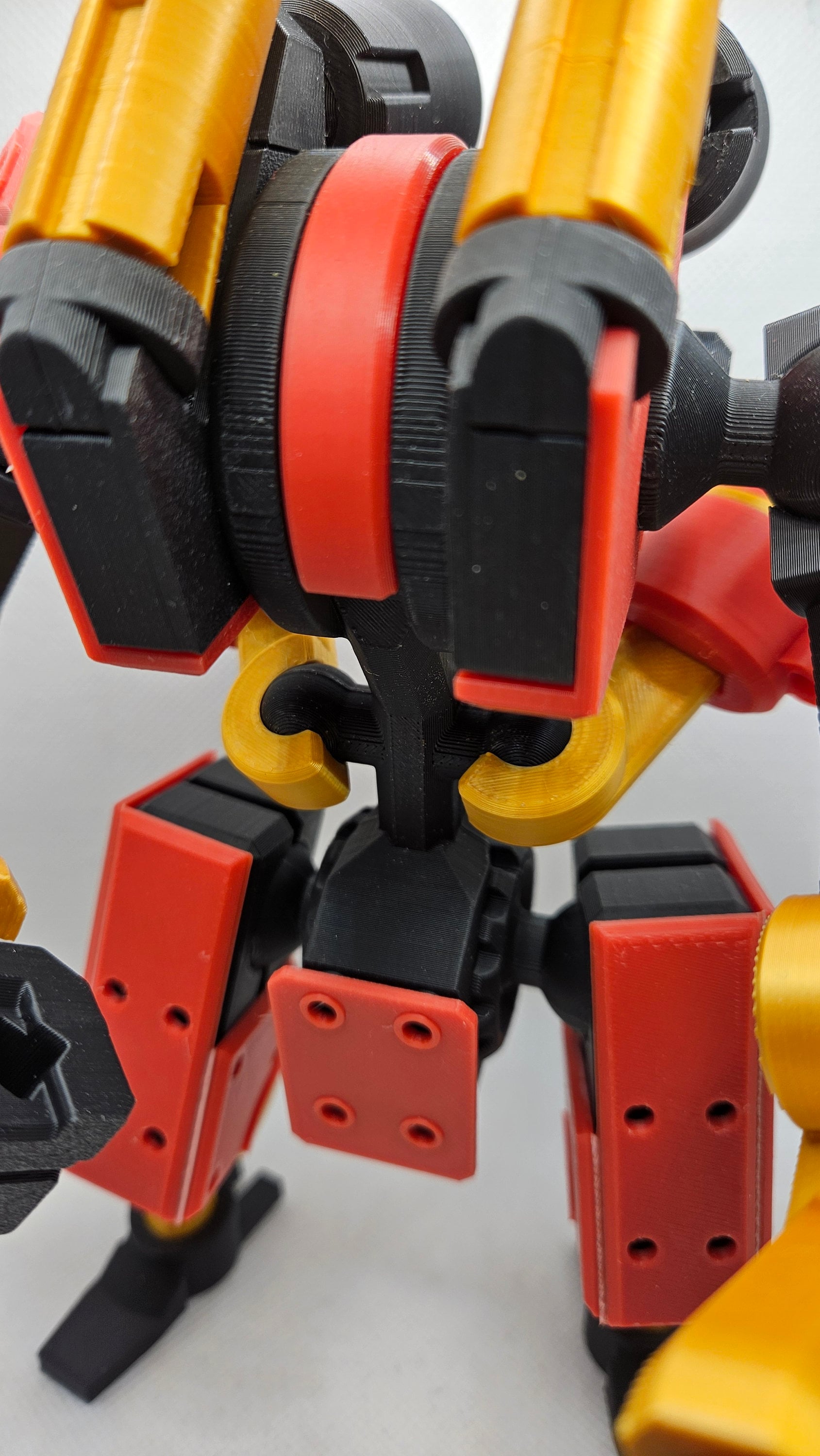 Articulated Mech Robot 3d-printed Posable Action Figure - Etsy