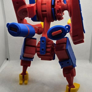 Articulated Mech Robot 3d-printed Posable Action Figure - Etsy