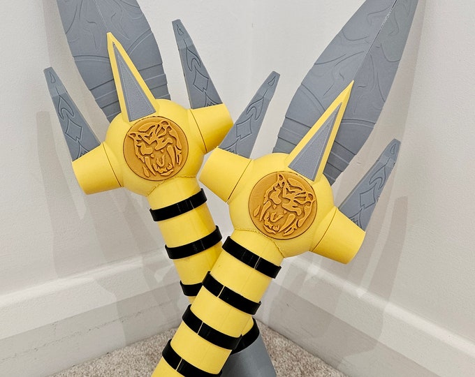 3D Printed Mighty Morphin Power Rangers Power Daggers 1:1 Scale Replica ...