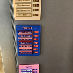 Custom 3D Printed Task/chore Board - Etsy
