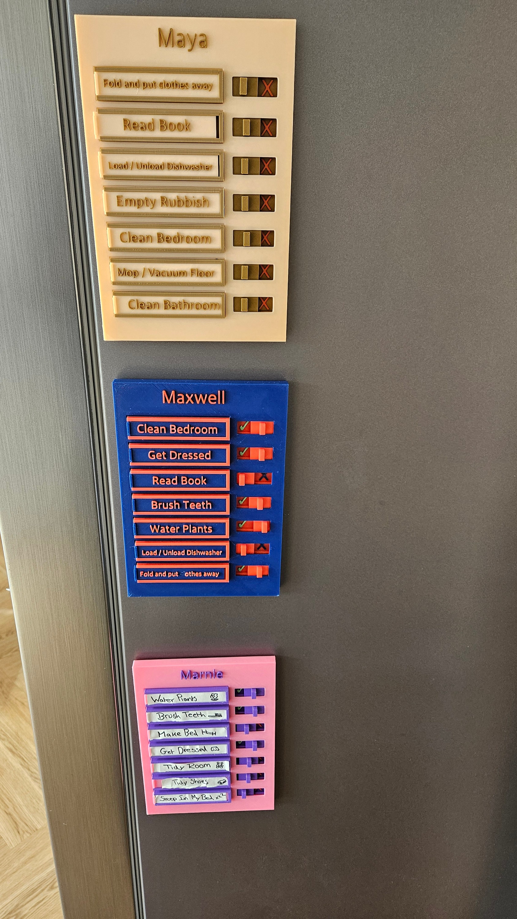 Custom 3D Printed Task/chore Board - Etsy