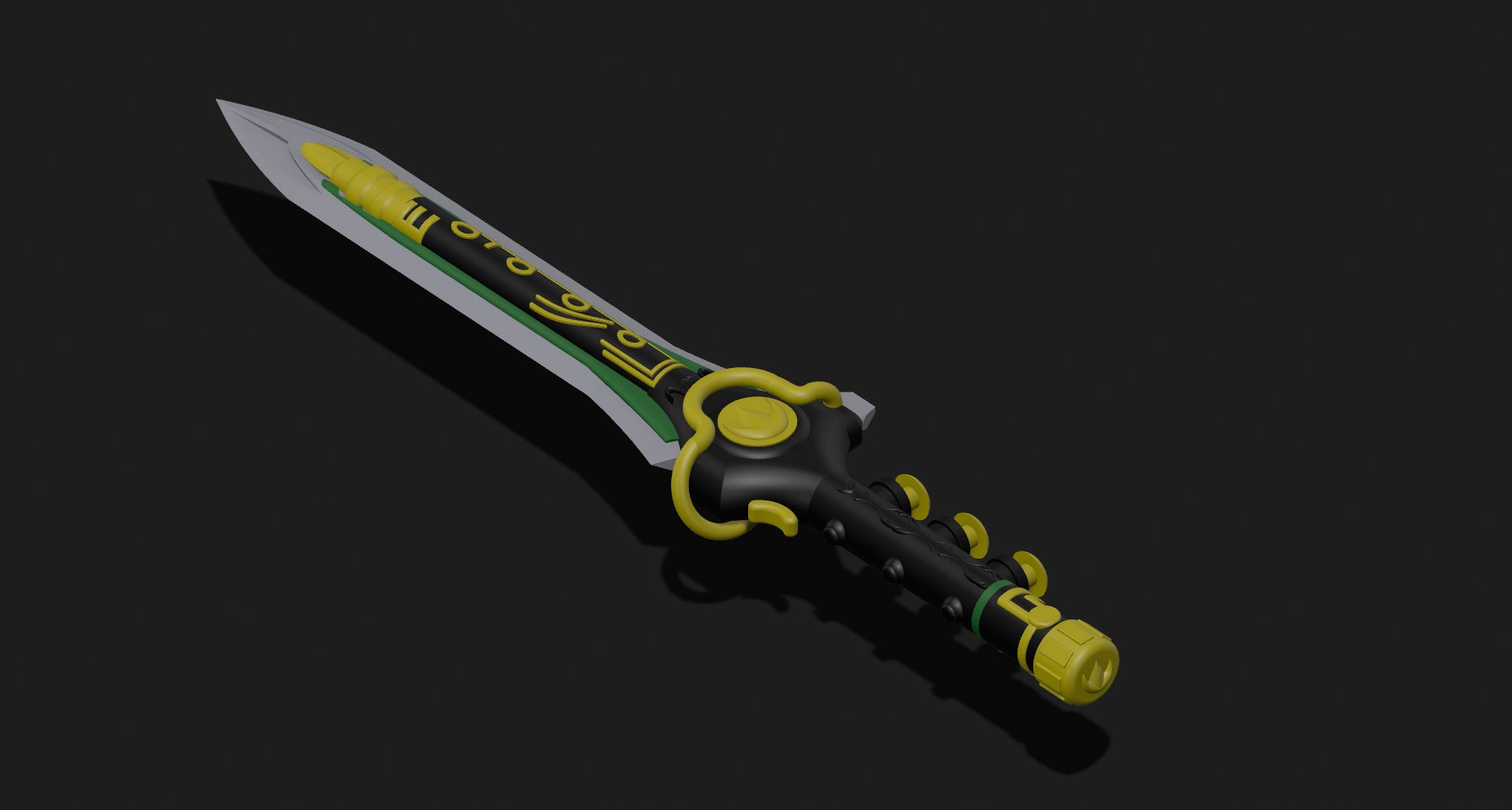 3D Printed Mighty Morphin Power Rangers Dragon Daggers 1:1 Scale ...